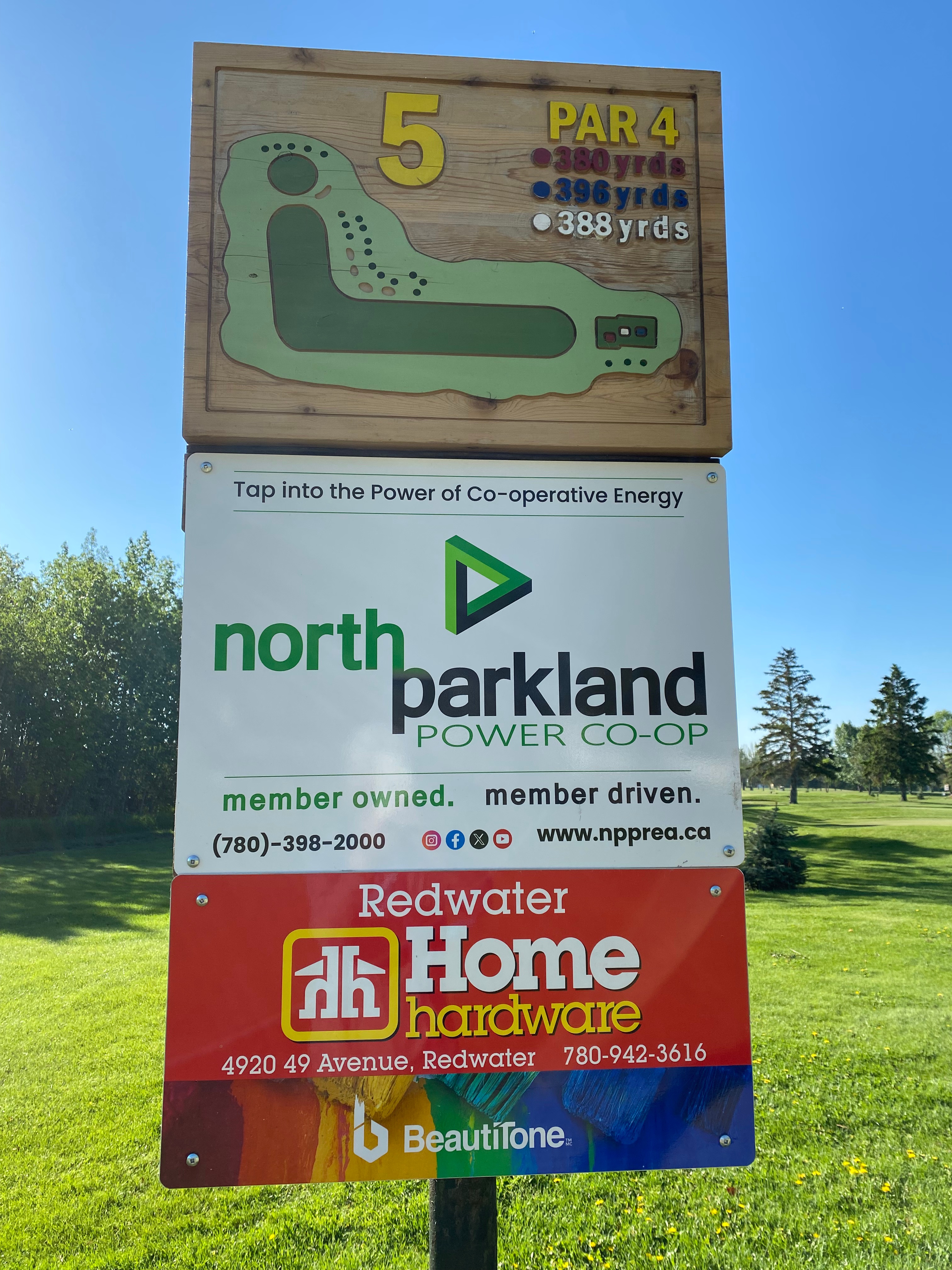 Hole Sponsors – Redwater Community Golf Club